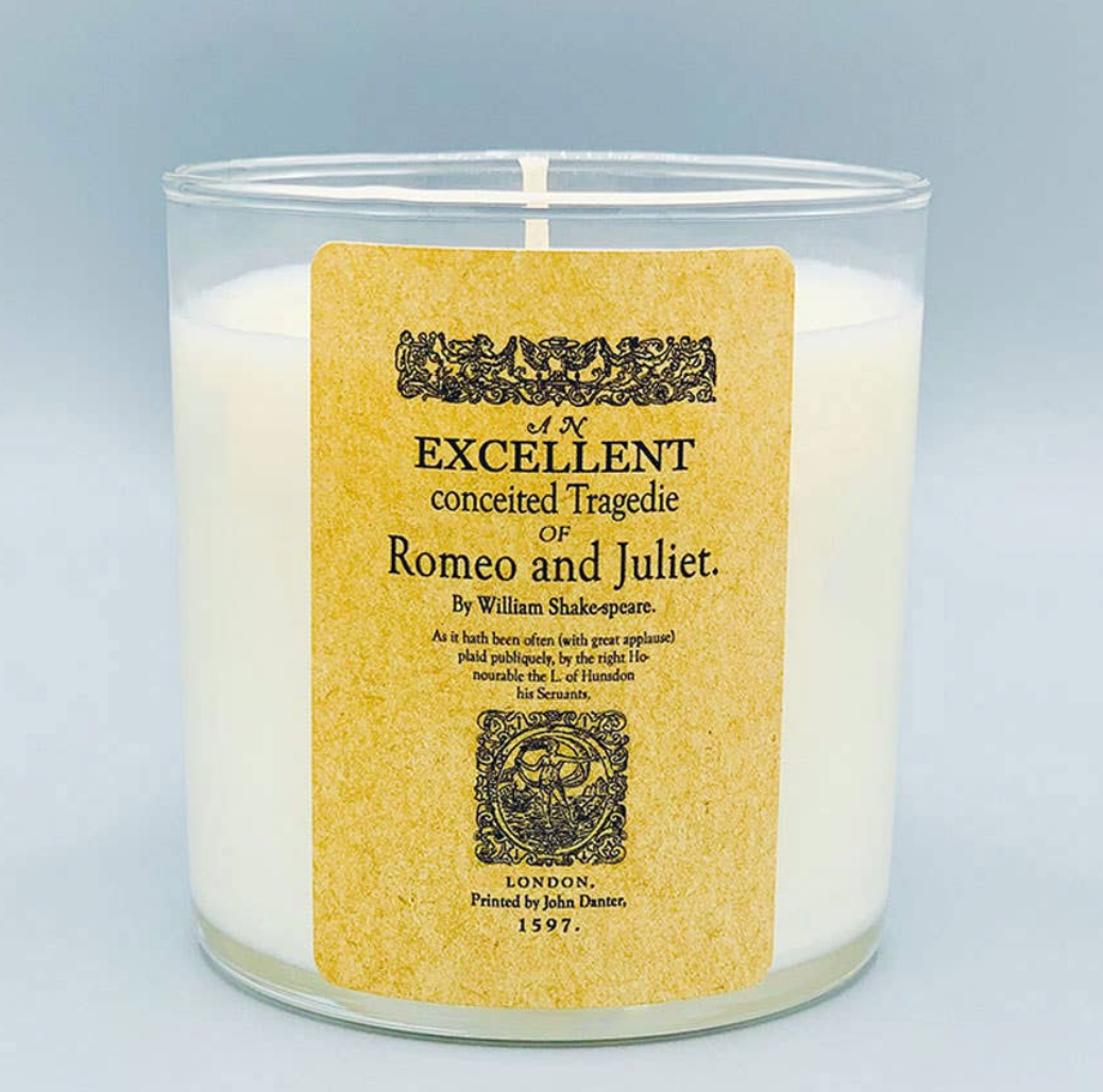 William Shakespeare - Romeo and Juliet Scented Candle – Stoker Books